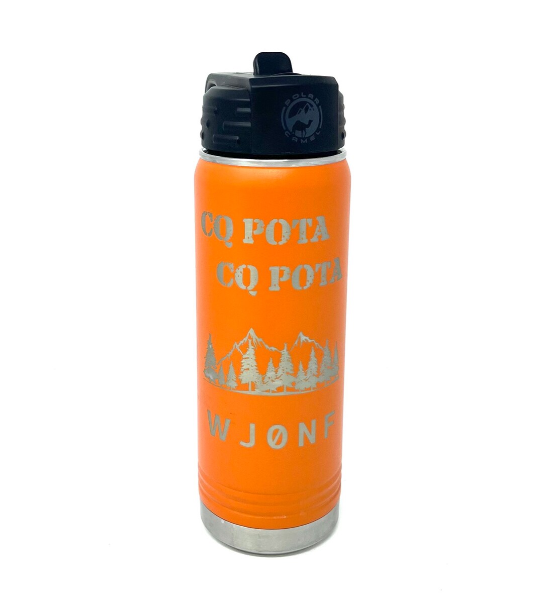 20 Oz CQ POTA Water Bottle W-your Call Sign - Etsy