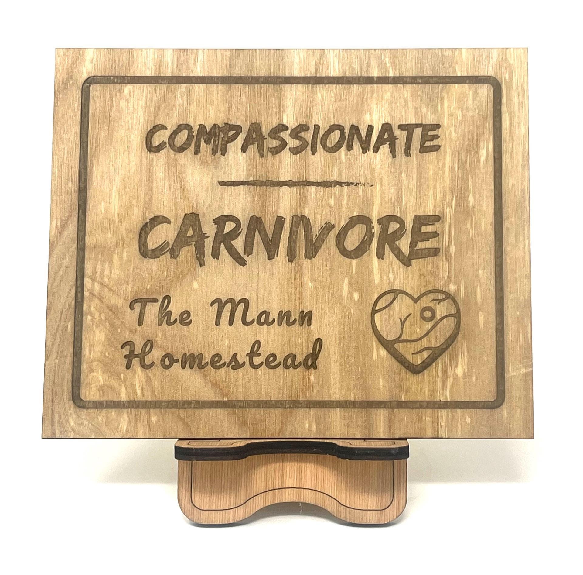 Cutting/serving Board With Carnivore Logo Options - Etsy