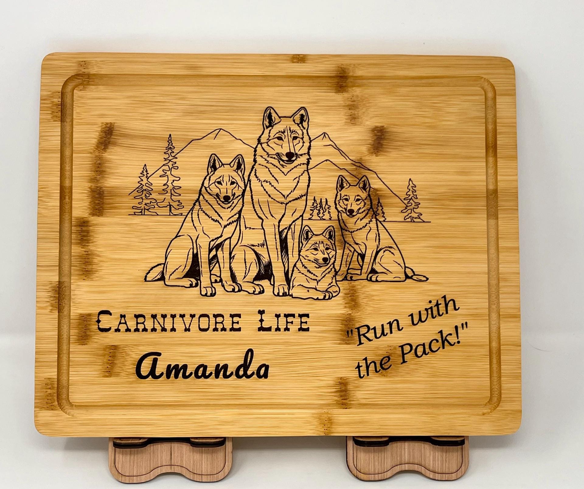 Cutting/serving Board With Carnivore Logo Options - Etsy