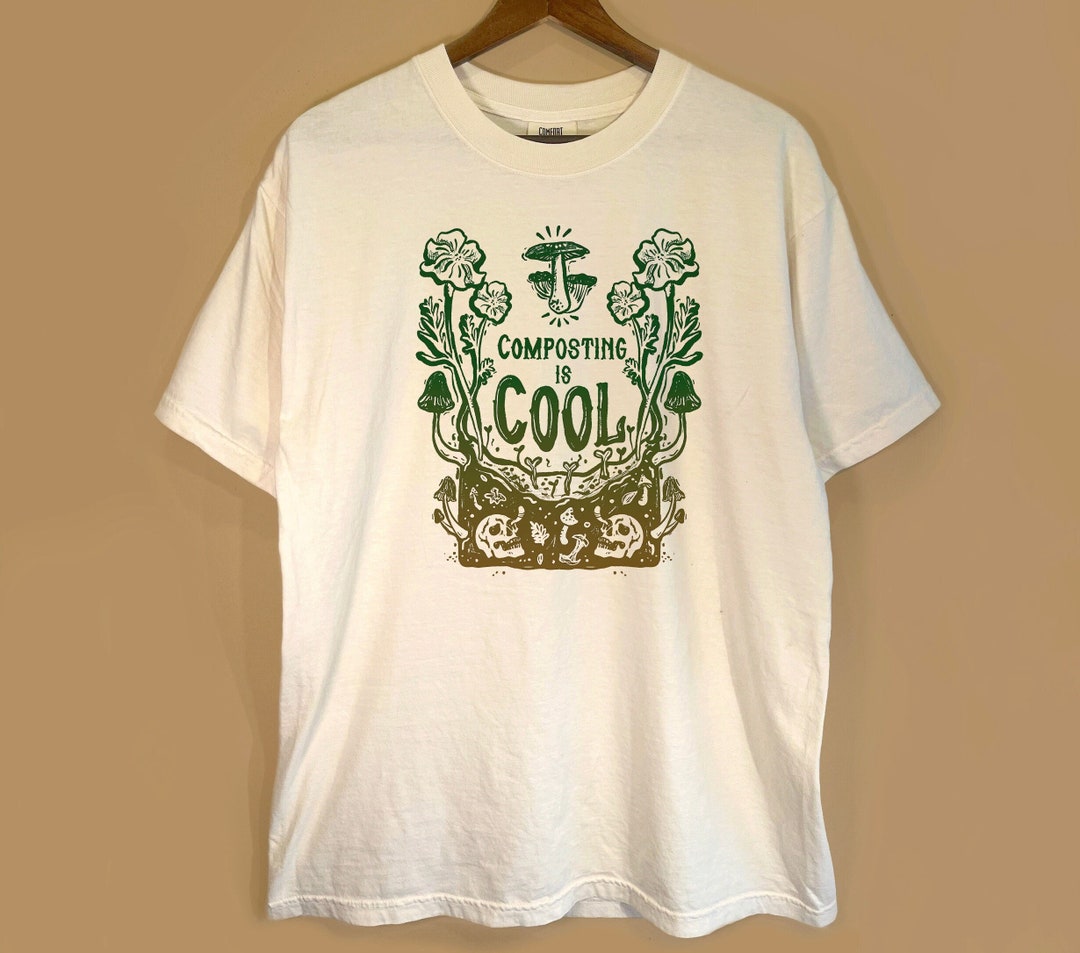 Composting is Cool, Gardening Comfort Colors Tee - Etsy