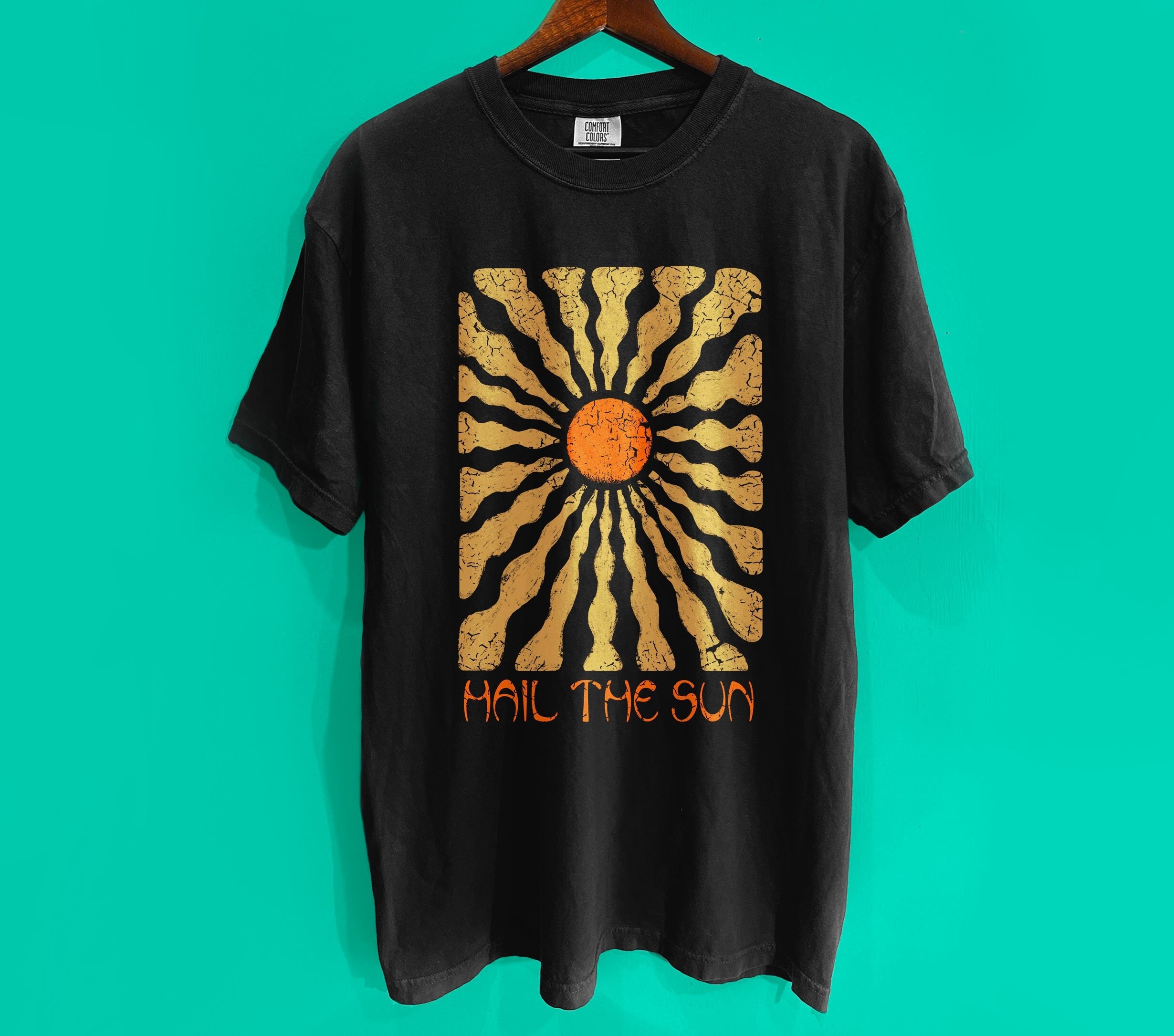Hail the Sun Vintage Tee Retro Boho Sun Shirt Vintage Grunge Sun Shirt ...