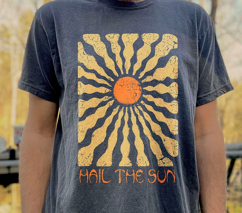 Hail the Sun Vintage Tee Retro Boho Sun Shirt Vintage Grunge Sun Shirt ...