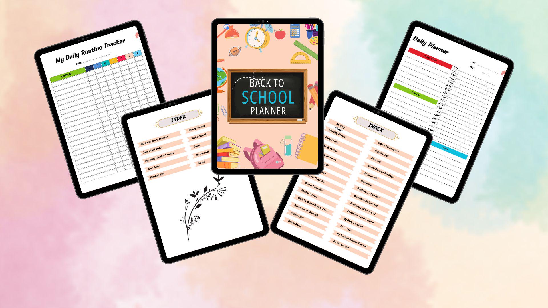 Ultimate Back to School Planner Student Planner Academic Organizer - Etsy