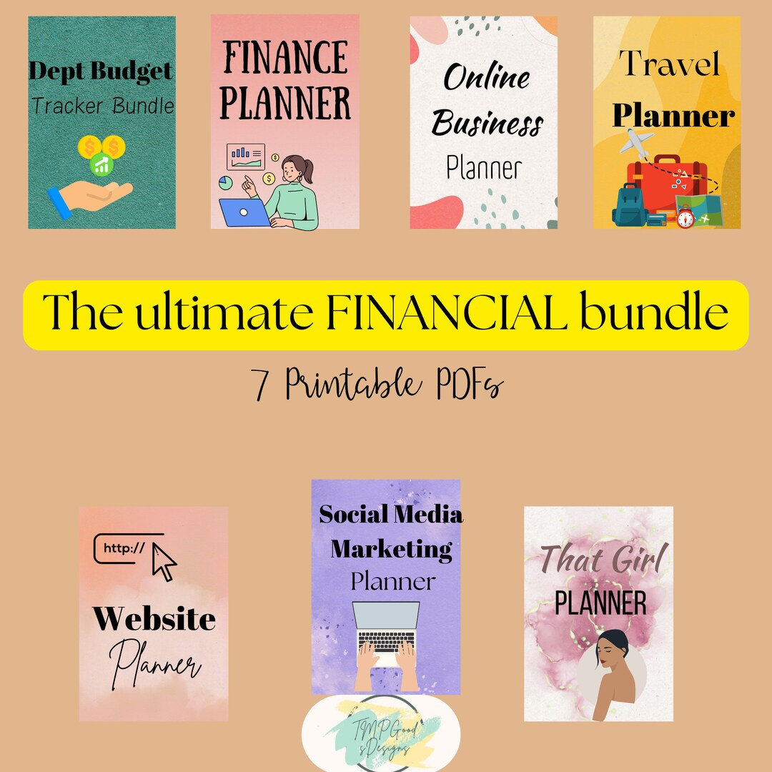 The Ultimate Financial Bundle, Printable Money Management Tools ...