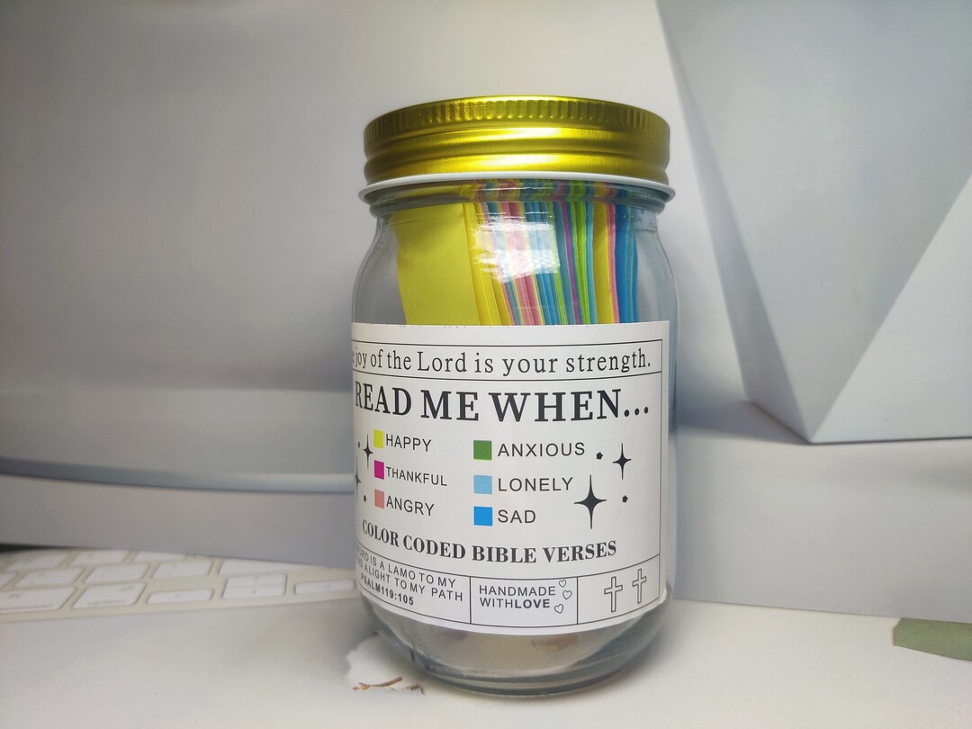 Bible Verses for Emotions and Feelings, Bible Jar, God's Encouragement ...
