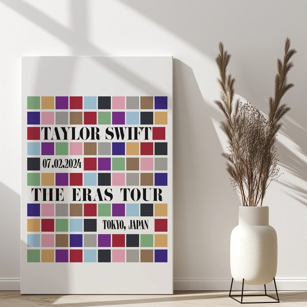 Custom Taylor Concert Date Poster - Etsy