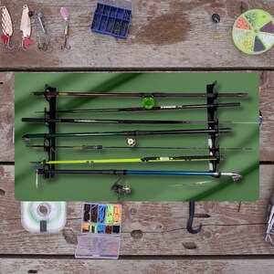 Fishing Rod Rack Wall,ceiling Fishing Rod Holder,fly Rod Rack ...