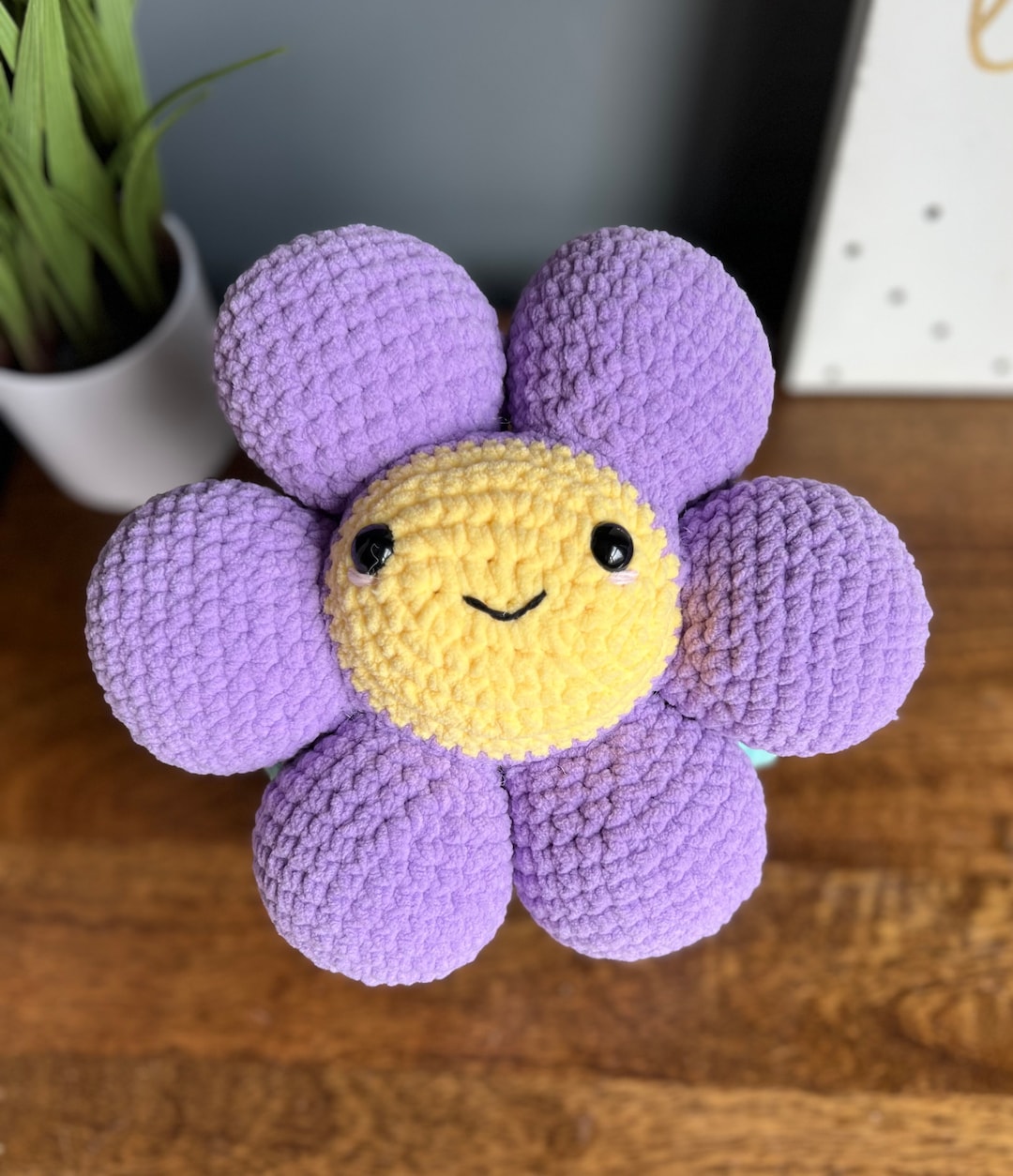 Lazy Daisy Plushie Amigurumi Stuffed Flower Pot - Etsy