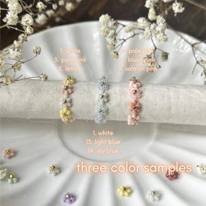 Customizable Daisy Flower Ring Personalized Daisy Chain Ring Dainty ...