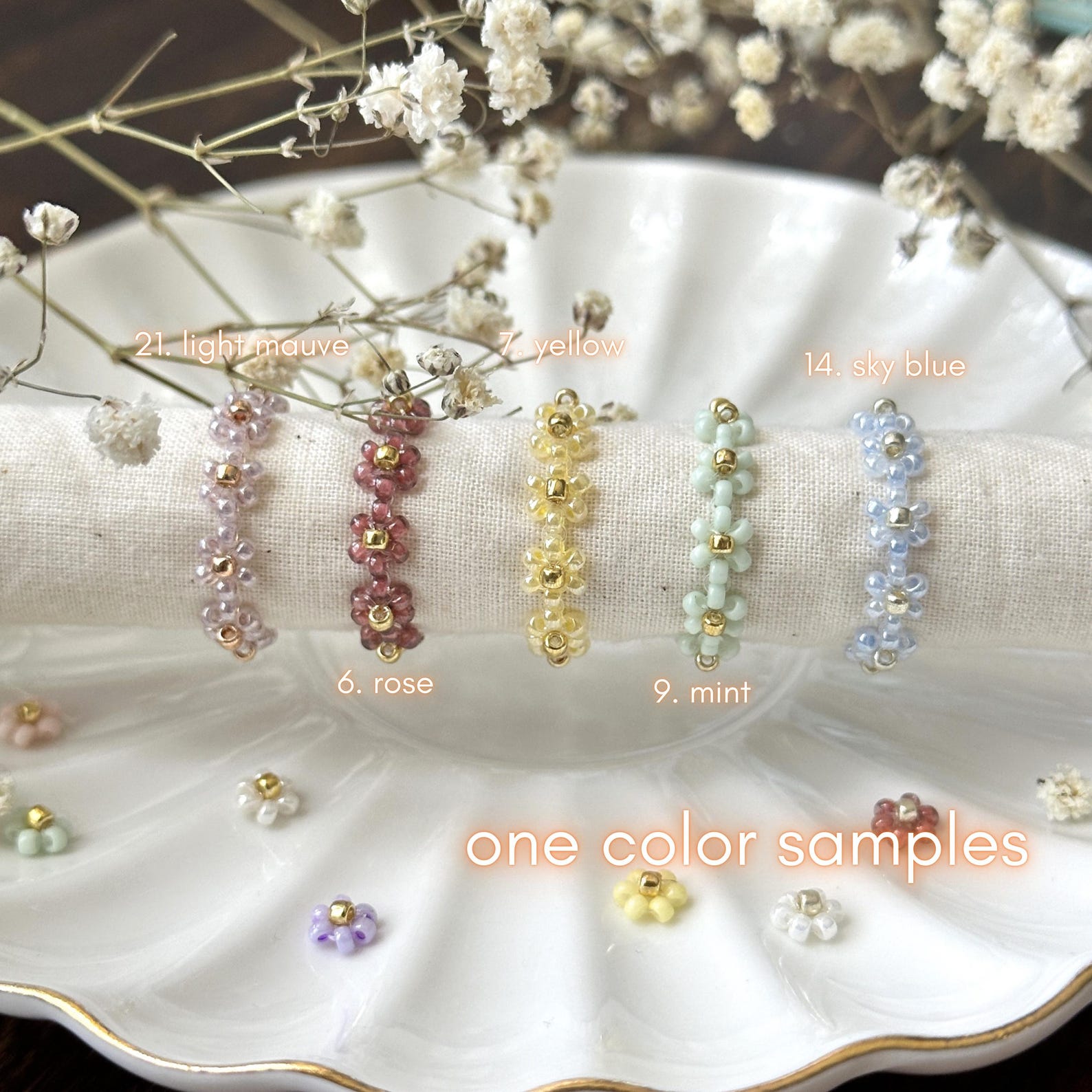 Customizable Daisy Flower Ring | Personalized Daisy Chain Ring | Dainty ...