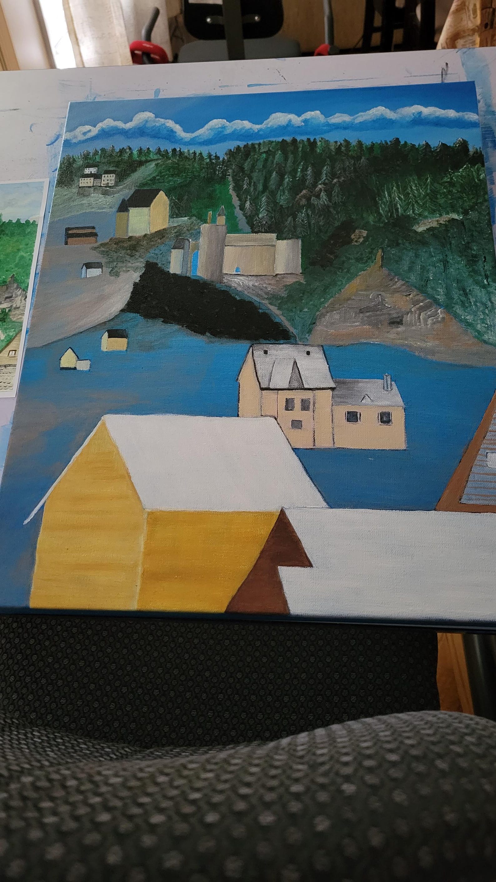 Castle in Germany, Artby Candy Turner, 11x14 Print, Print From an ...