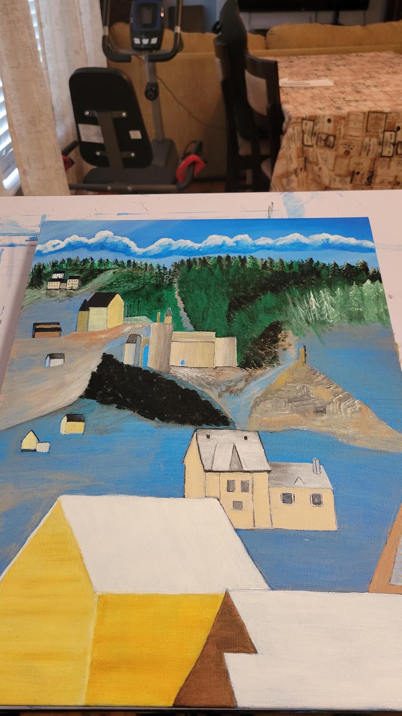 Castle in Germany, Artby Candy Turner, 11x14 Print, Print From an ...