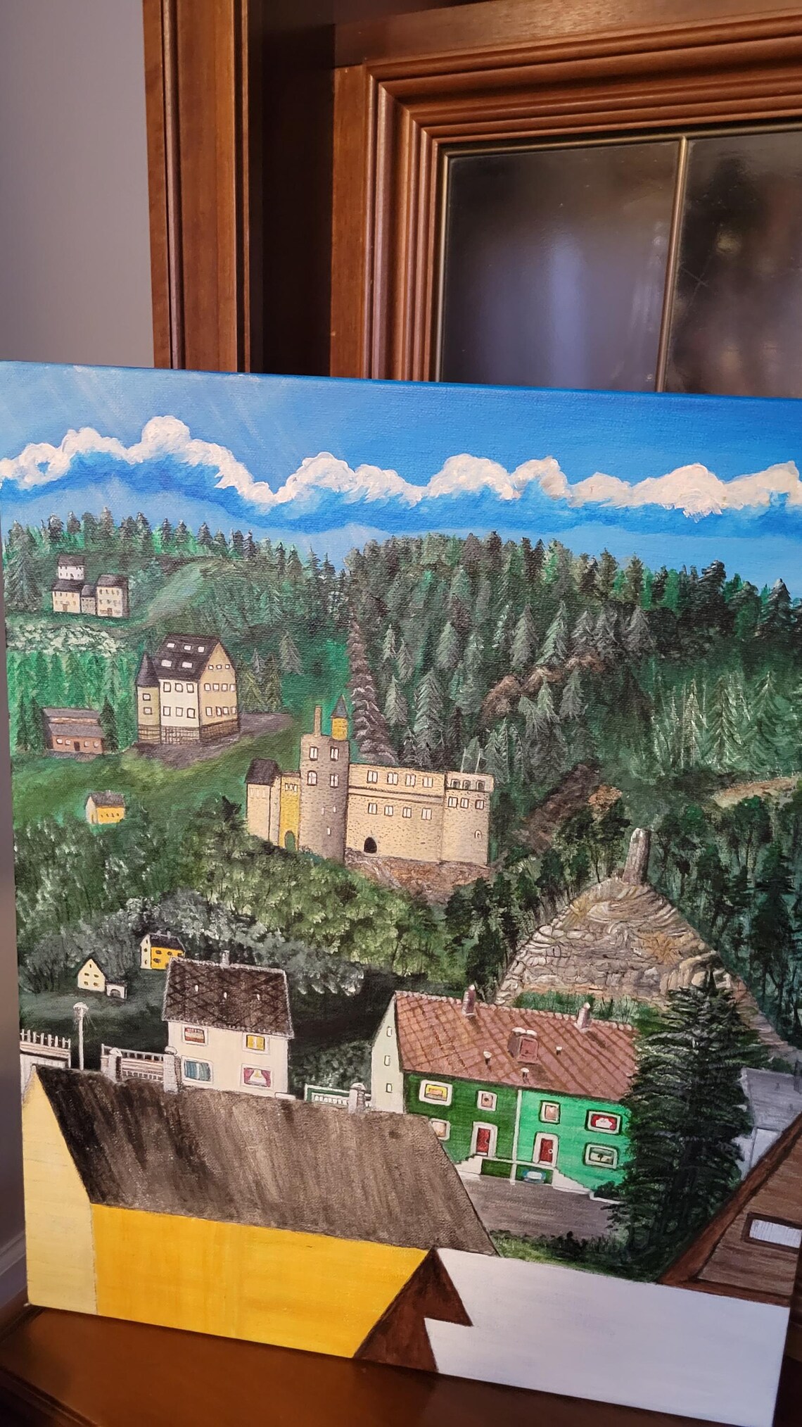 Castle in Germany, Artby Candy Turner, 11x14 Print, Print From an ...