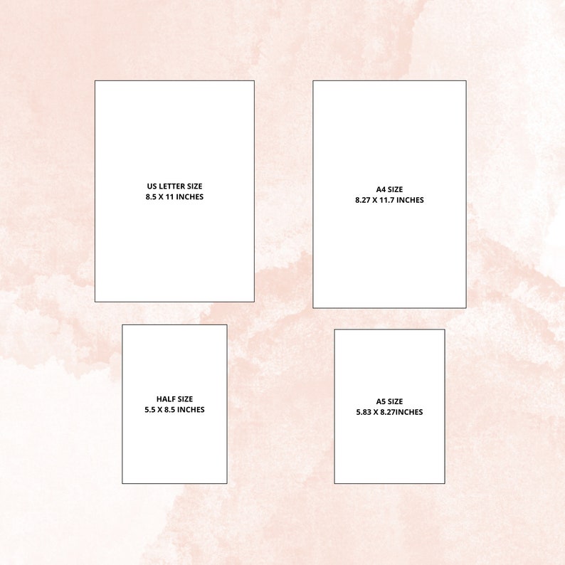 Simple Grocery List | Multiple Design Options |printable Digital ...