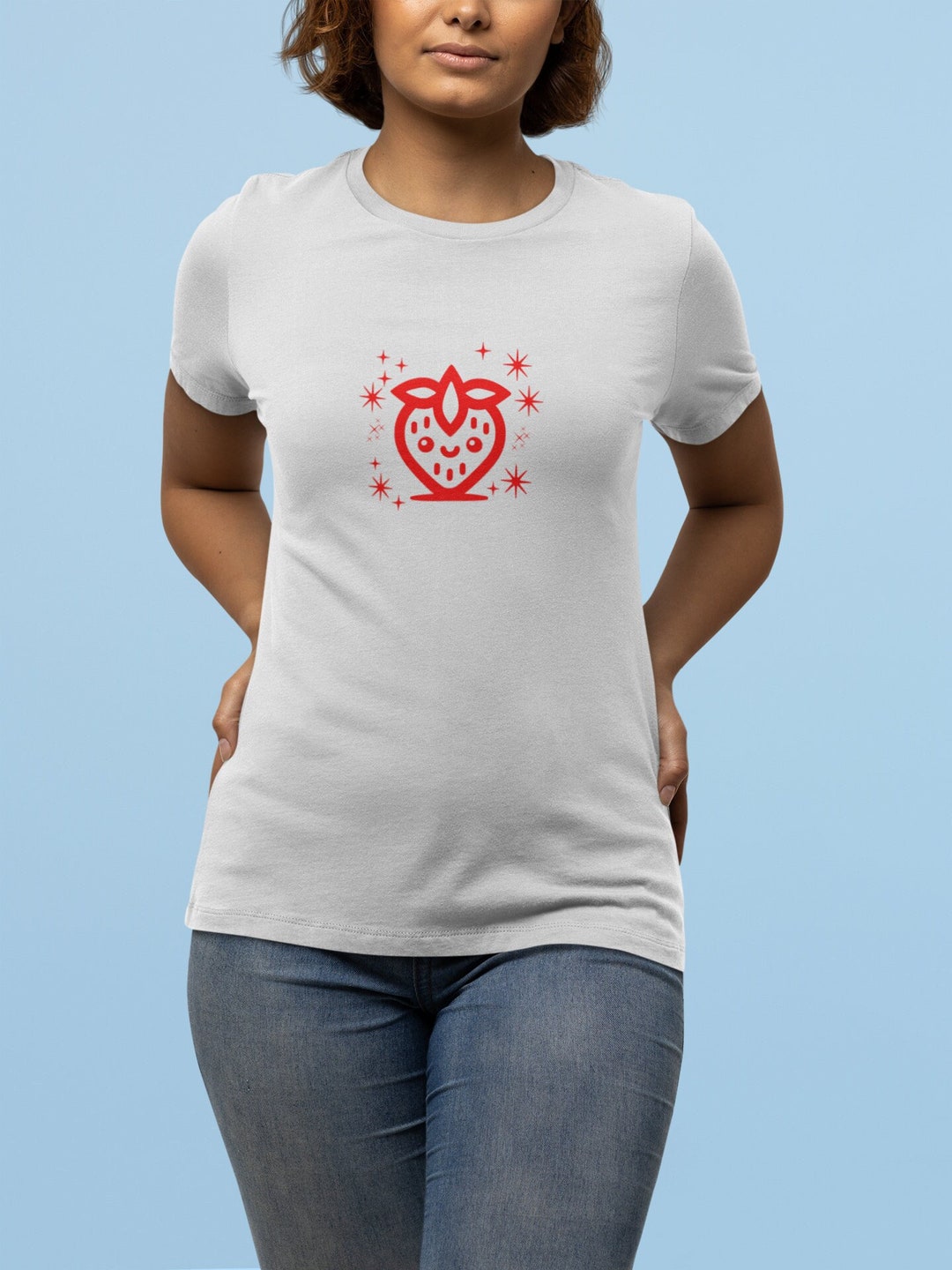 Berry Cute Strawberry Shirt Fruit Shirt Strawberry Clothes Botanical ...