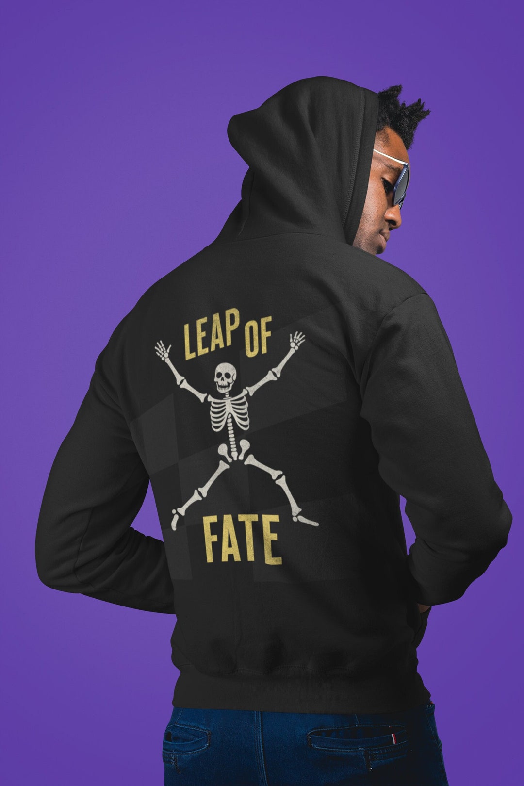 Leap of Fate Y2K Hoodie Top Sellers Gothic Clothes Angel Humor Top ...