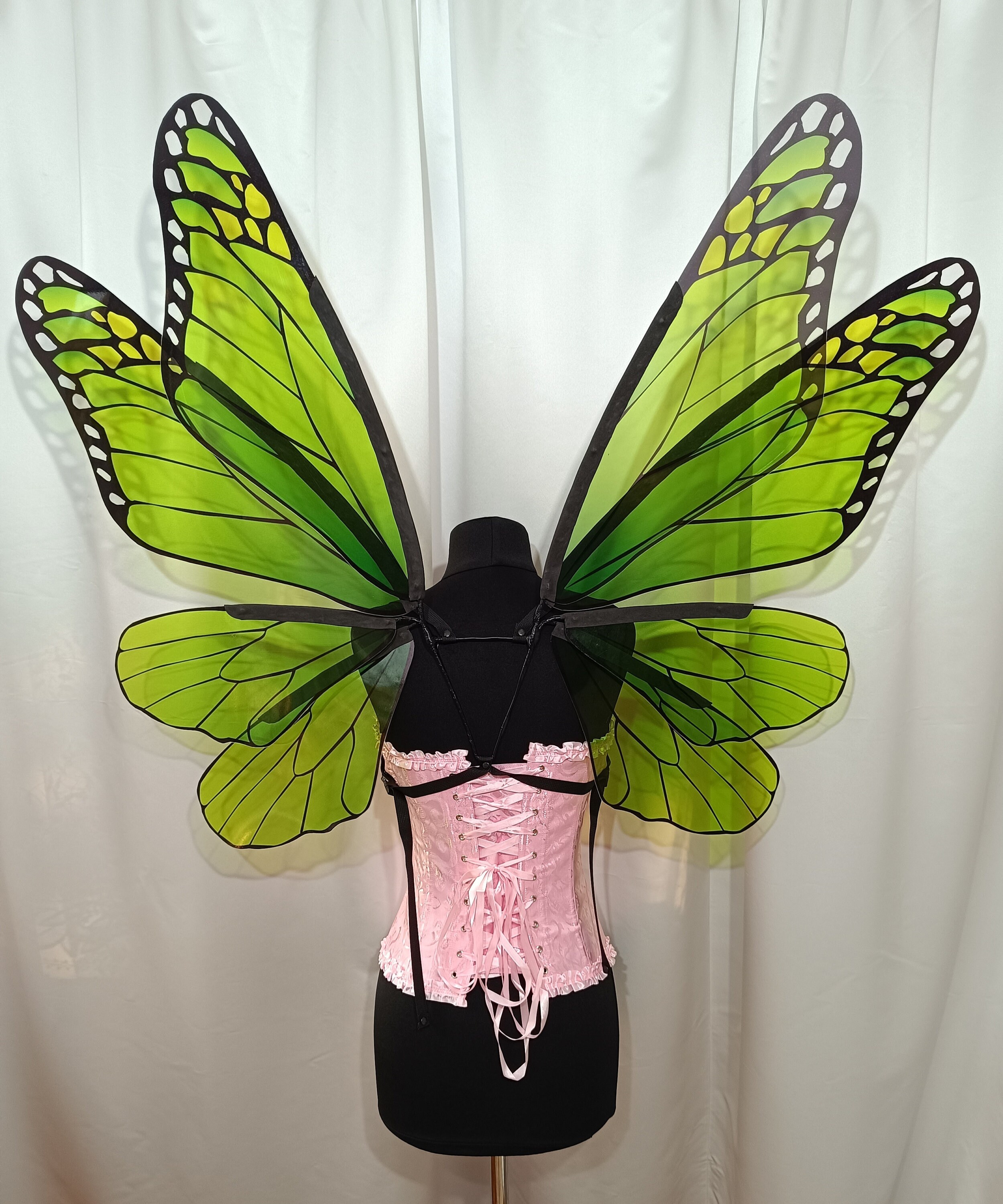 Green Monarch Butterfly Wings: Renaissance Festival, Cosplay - Etsy