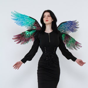 Black Angel Wings, for Halloween, Parties, Cosplay - Etsy