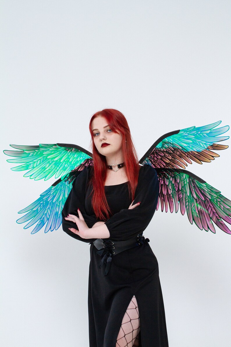 Black Angel Wings, for Halloween, Parties, Cosplay - Etsy