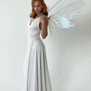 Large White Baroque Fairy Wings, Wings for Wedding Photoshoots, Parties ...