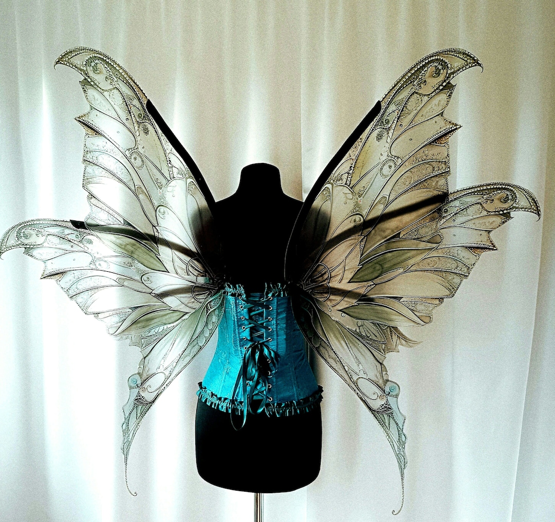 Large Wings of a Magic Fairy, Wings With a Vintage Pattern for the ...