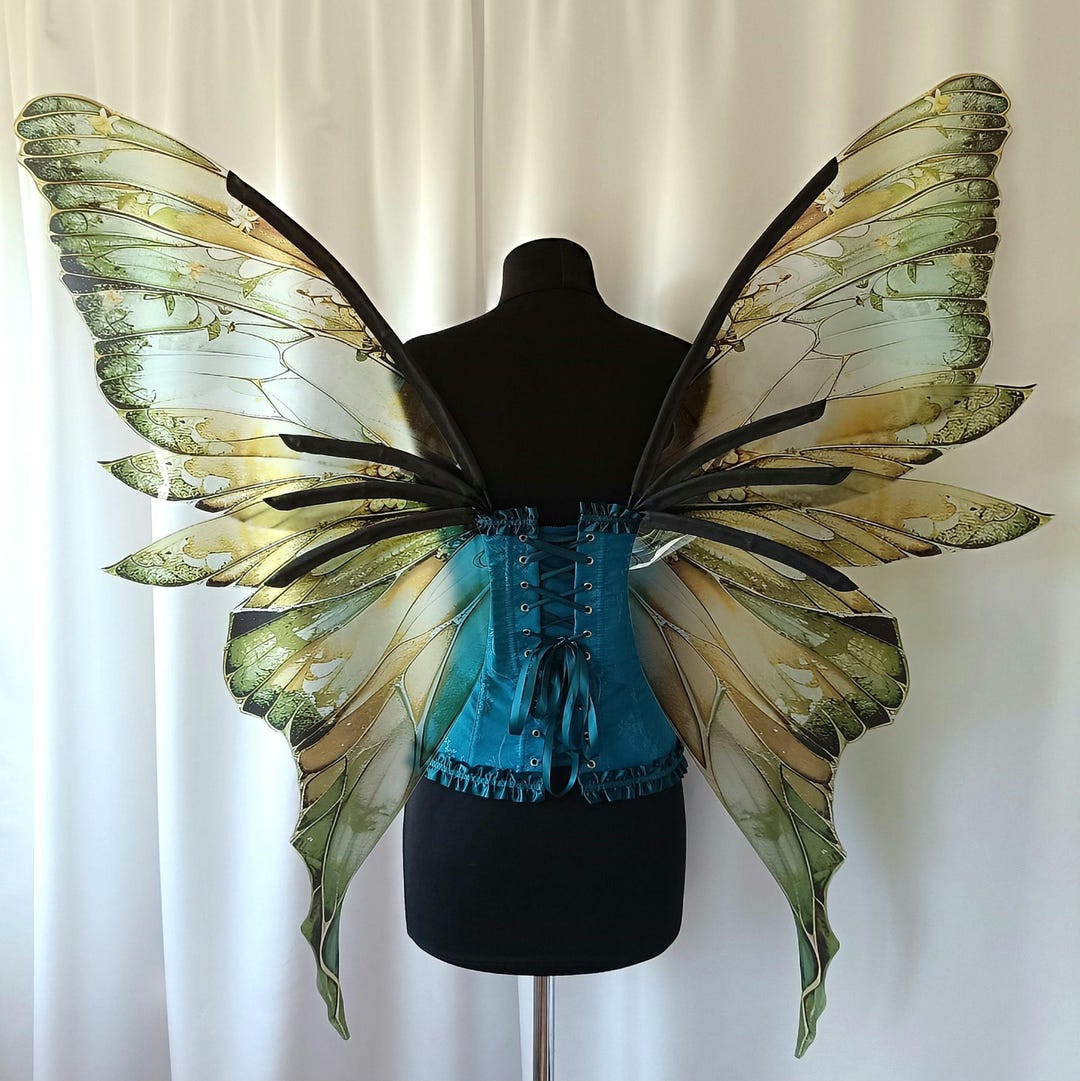 Large Wings for a Garden Fairy Costume, Beautiful Wings With a Vintage ...