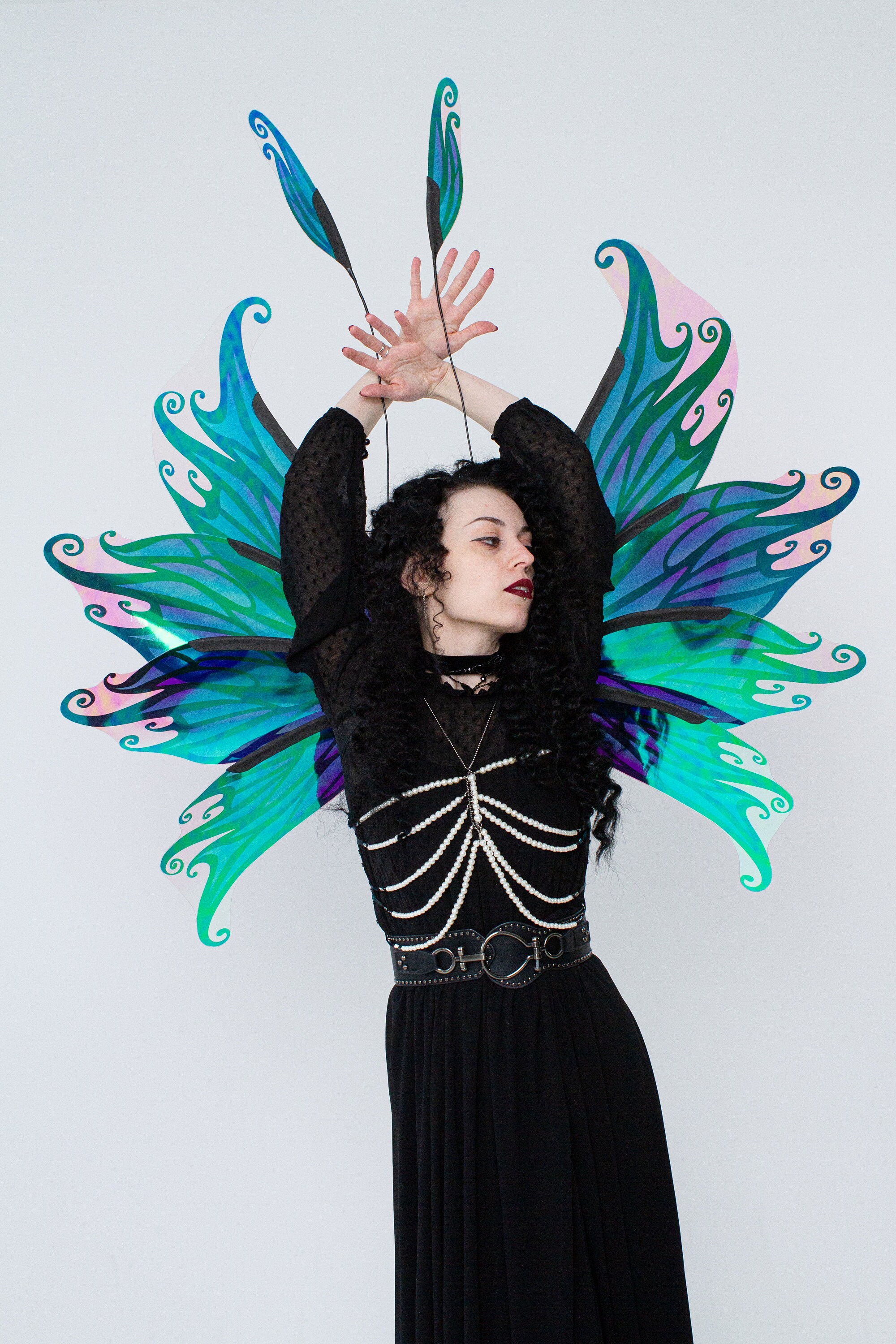 Large Blue Wings for Cosplay, Fairy Wings, Wings for a Photo Shoot ...