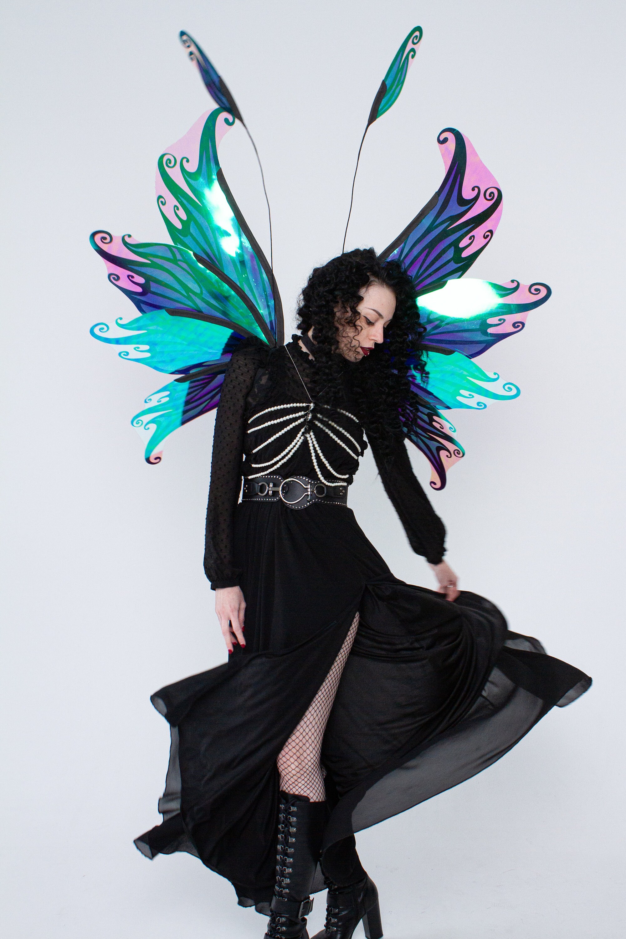 Large Blue Wings for Cosplay, Fairy Wings, Wings for a Photo Shoot ...
