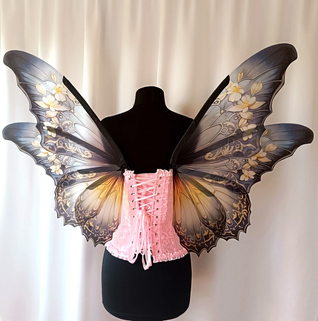 Floral Fairy Wings: Adult Costume, Festival Fashion - Etsy