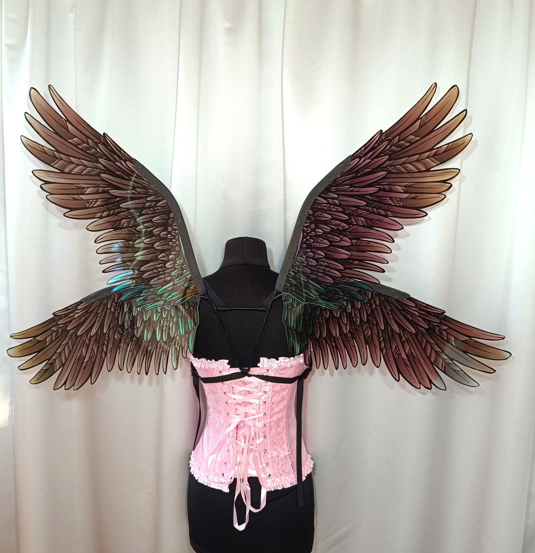 Black Angel Wings, for Halloween, Parties, Cosplay - Etsy