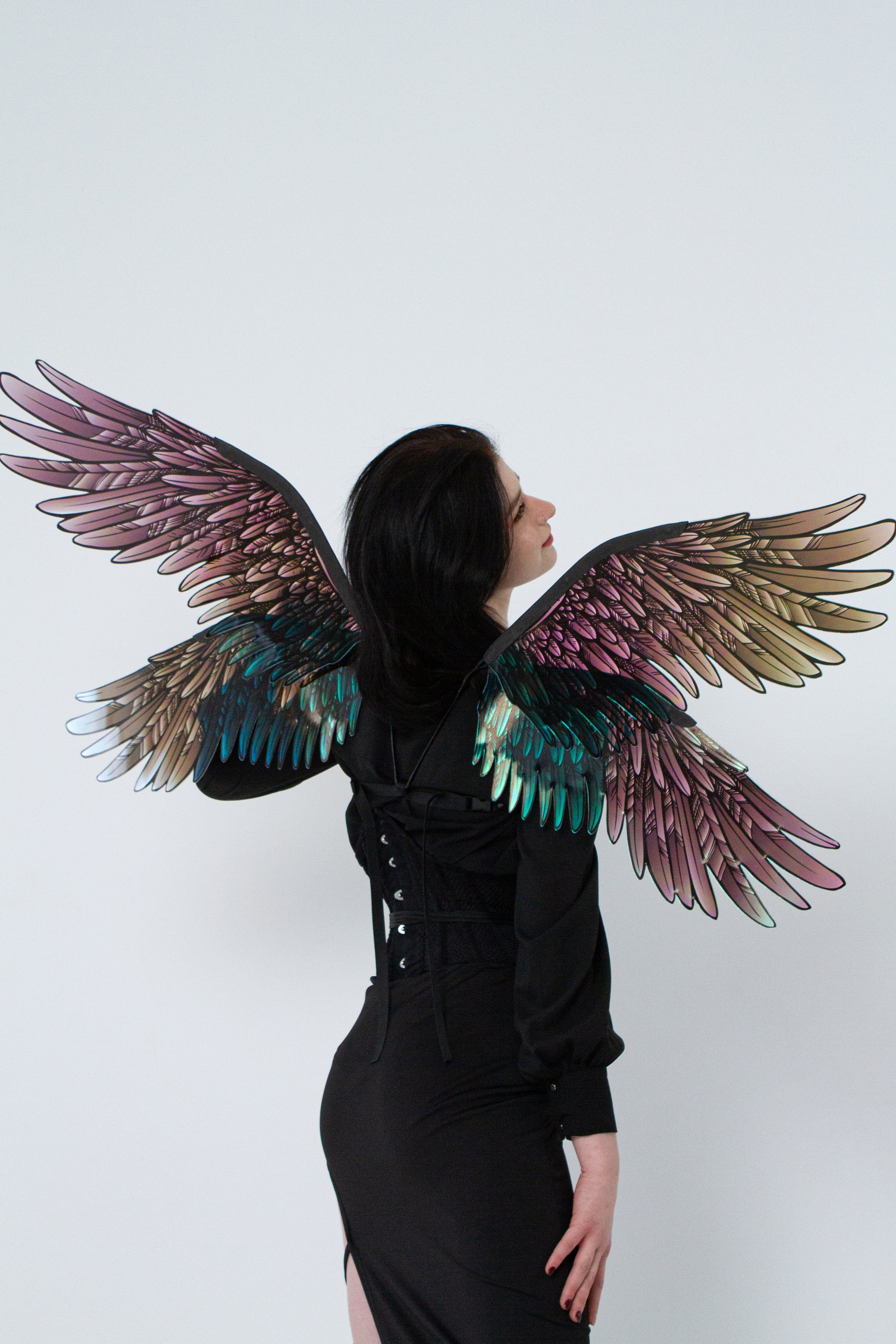 Black Angel Wings, for Halloween, Parties, Cosplay - Etsy