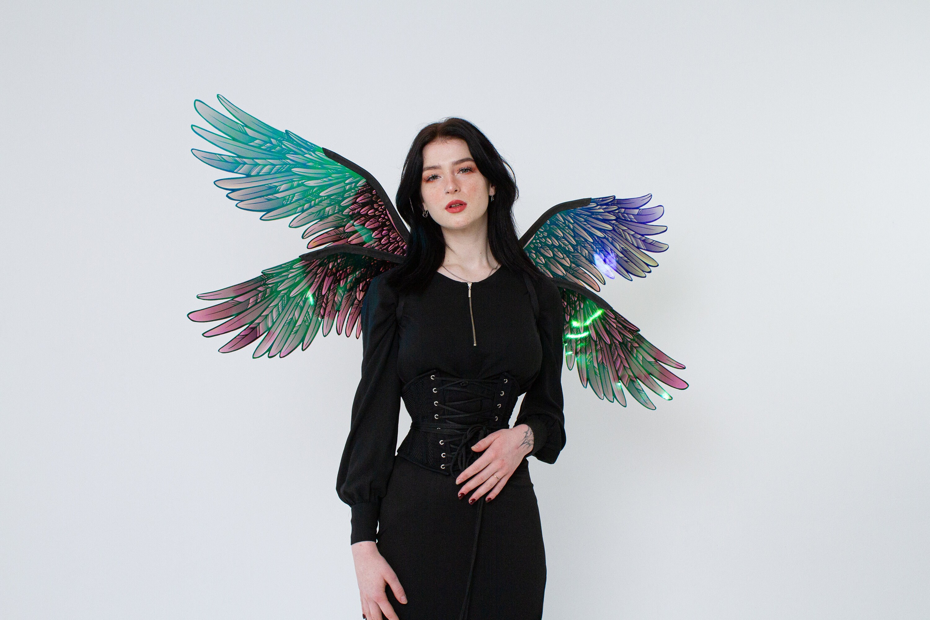 Black Angel Wings, for Halloween, Parties, Cosplay - Etsy