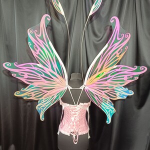 Large White Baroque Fairy Wings, Wings for Wedding Photoshoots, Parties ...