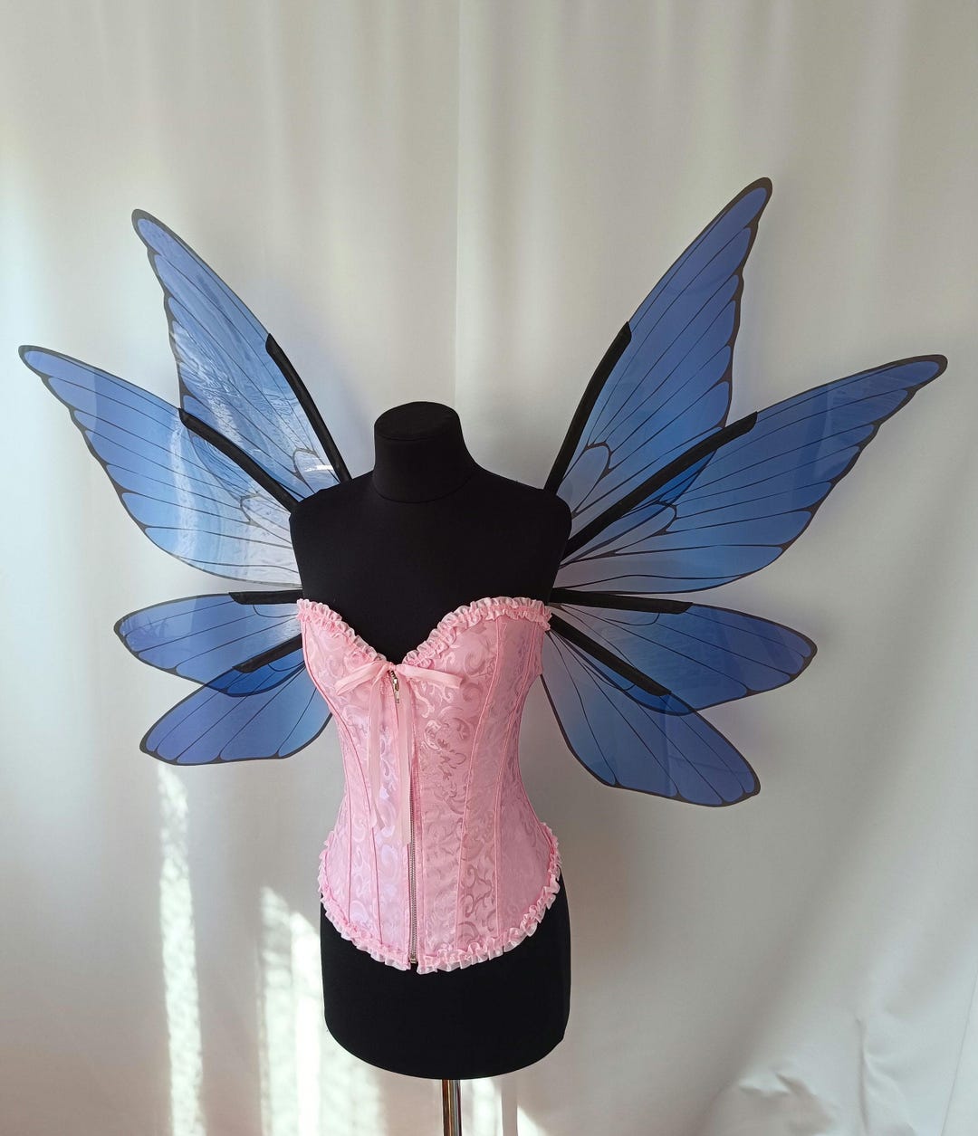 Transparent Blue Fairy Wings: Cosplay Elf Costume Accessory - Etsy