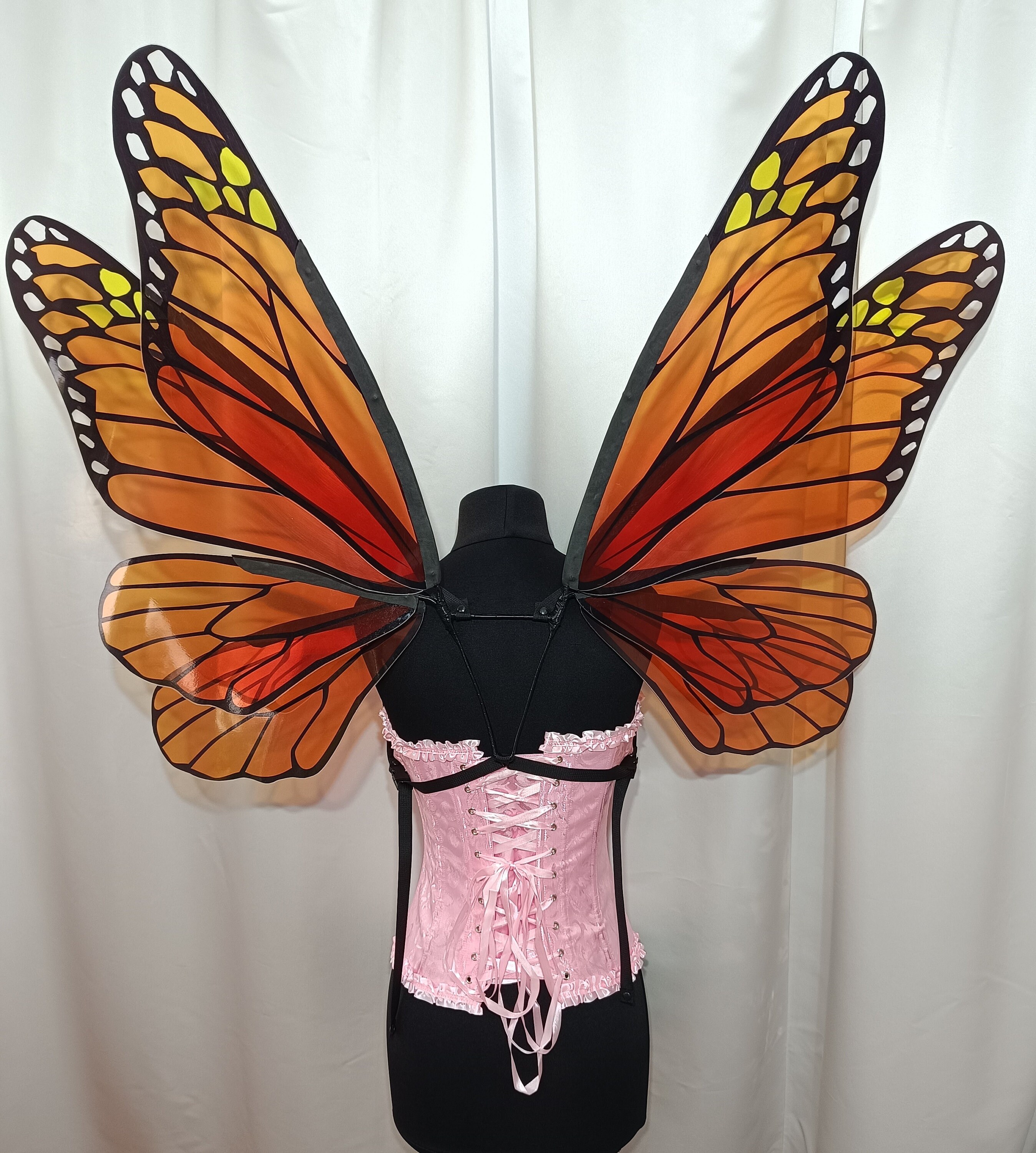 Orange Butterfly Wings, Fairy Wings, Monarch Butterfly Wings, Wings for ...