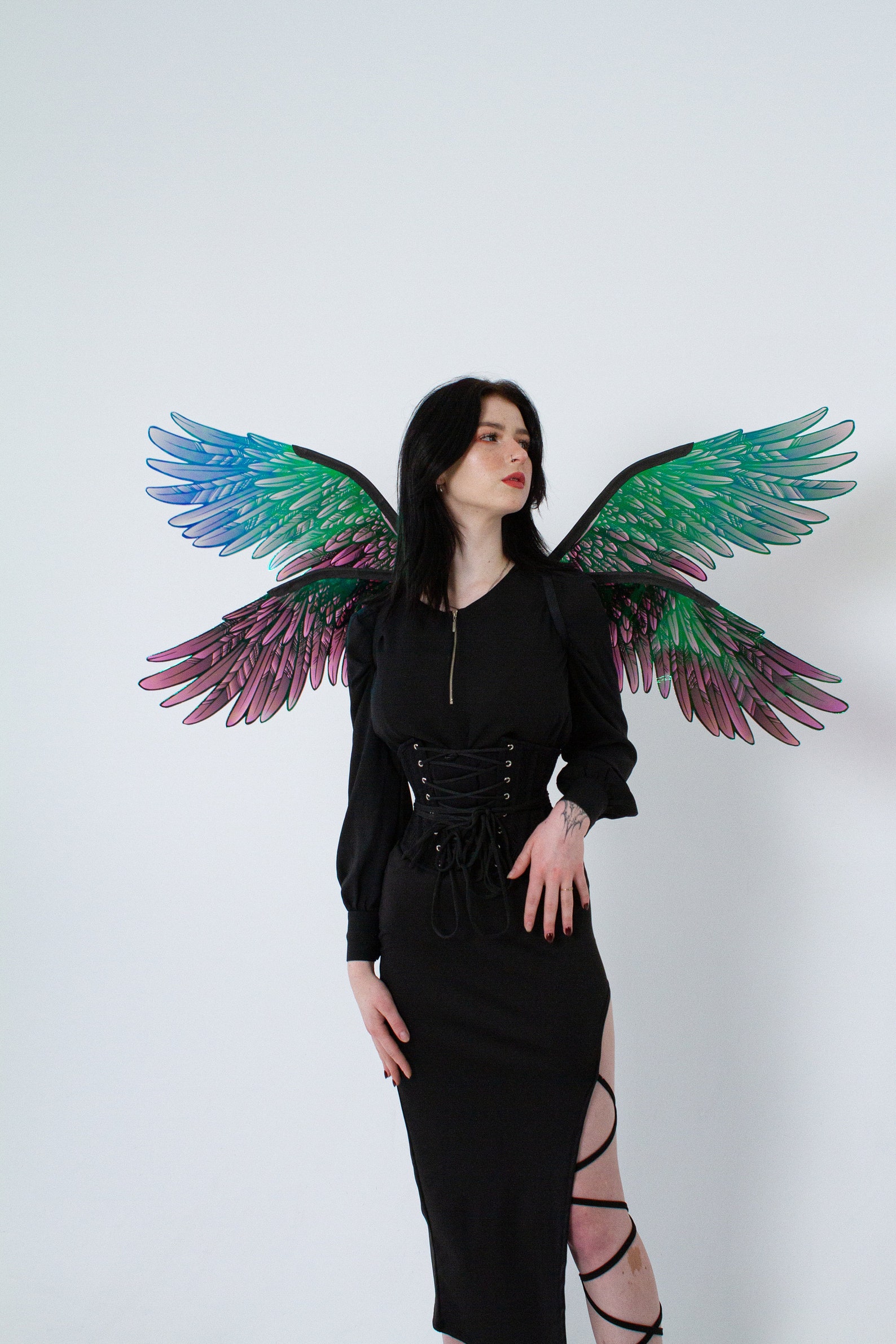 Black Angel Wings, for Halloween, Parties, Cosplay - Etsy
