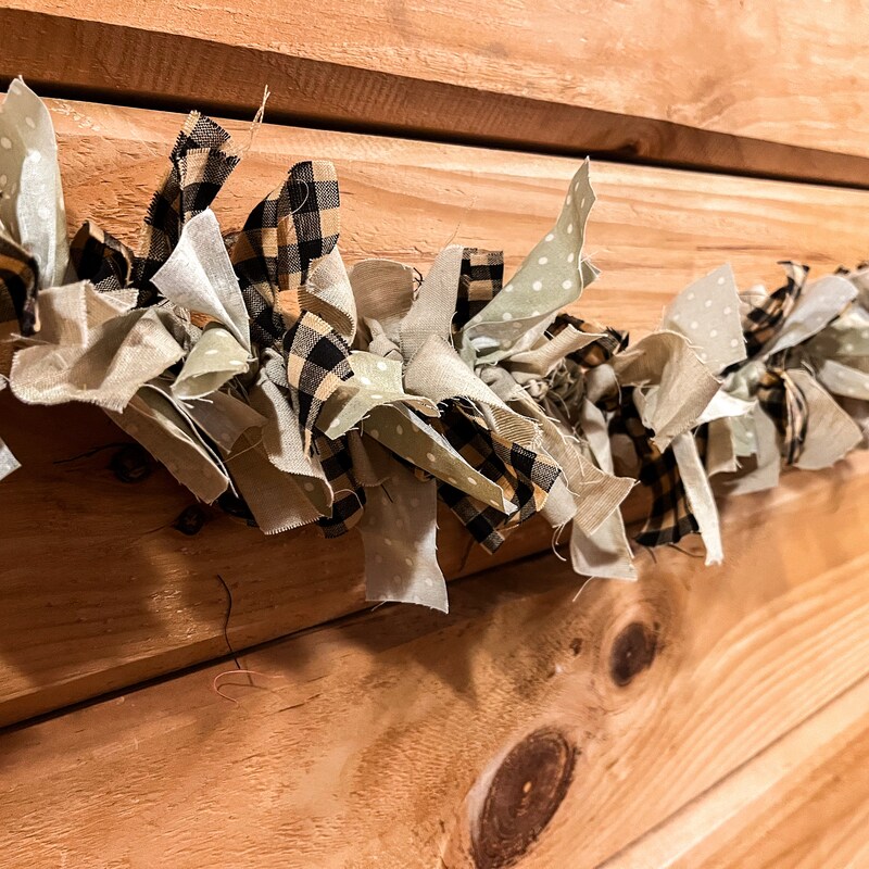 Rag Tie Garland - Etsy