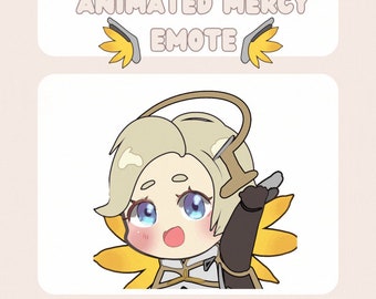 Animated Mercy Overwatch Emote Sleeping, Twitch, Discord - Etsy