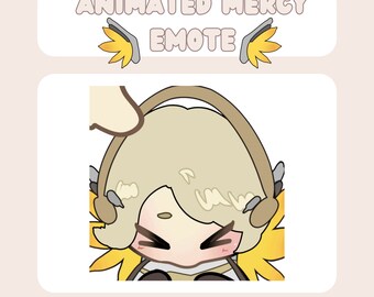 Animated Overwatch Mercy BLANKIES EMOTE , Overwatch Hero , Mercy Pink ...