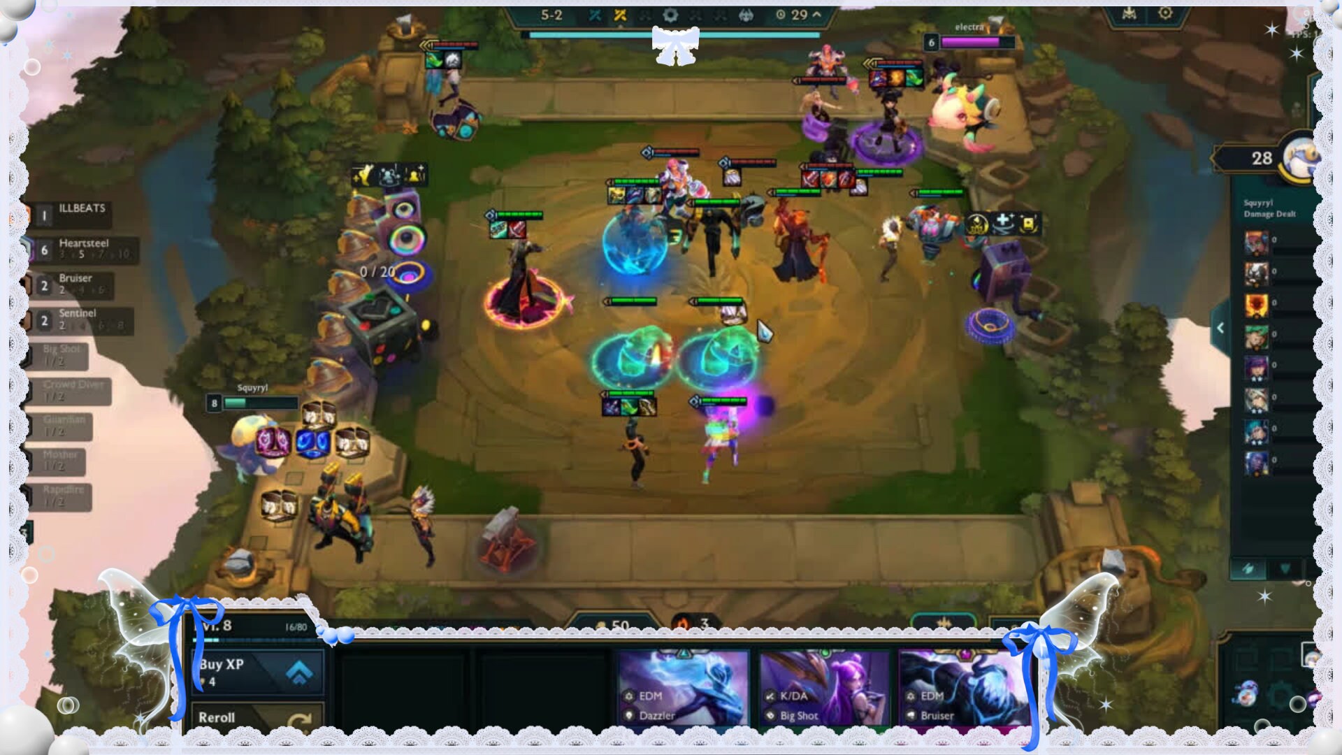 TFT Teamfight Tactics Coquette Style Overlay Pack HUD I Twitch I ...