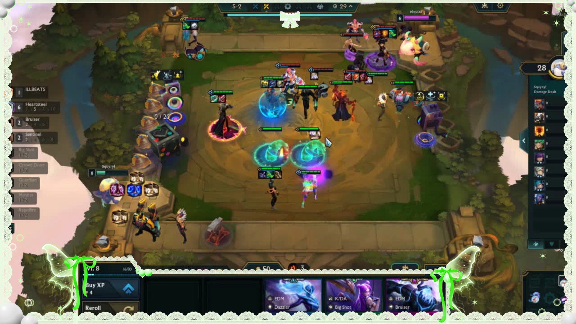 TFT Teamfight Tactics Coquette Style Overlay Pack HUD I Twitch I ...