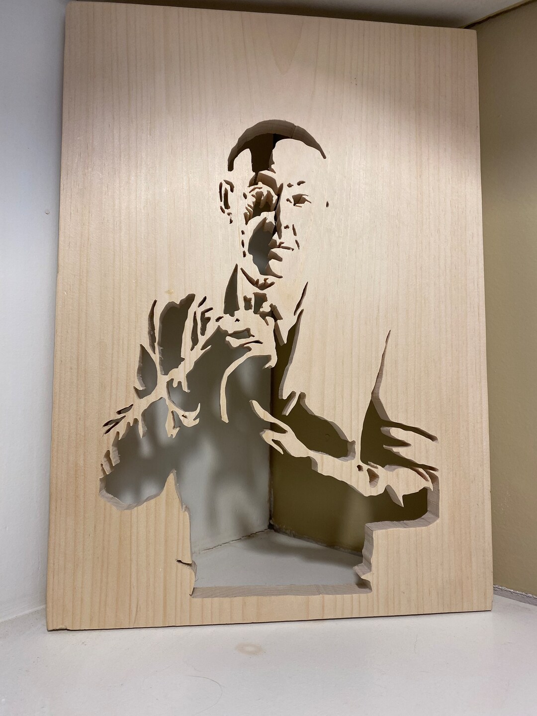 Gus Fring Scroll Saw Portrait - Etsy