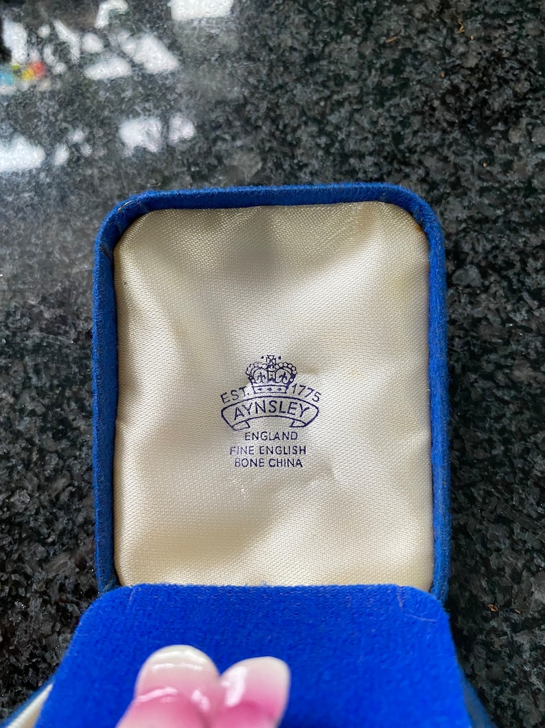 Vintage Aynsley English Rose Fine Bone China Brooch - Etsy