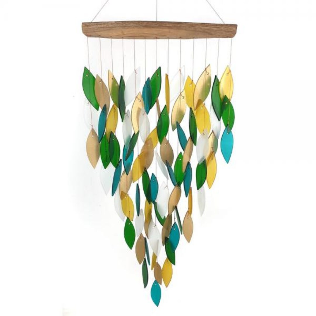 Deluxe Rainforest Waterfall Glass Chime - Etsy