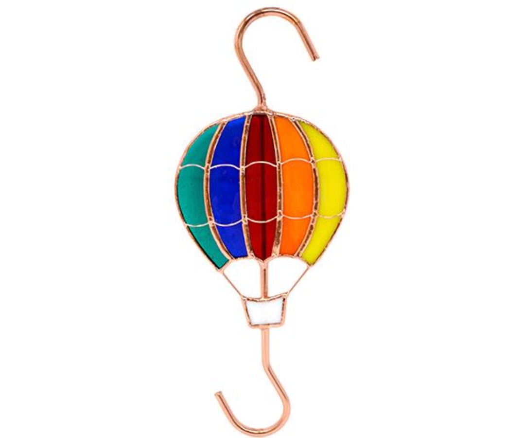 Stained Glass Hot Air Balloon Hook - Etsy