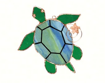 Sea Turtle Stained Glass Pattern - Etsy