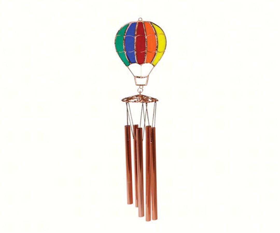 Rainbow Hot Air Balloon Wind Chime - Etsy