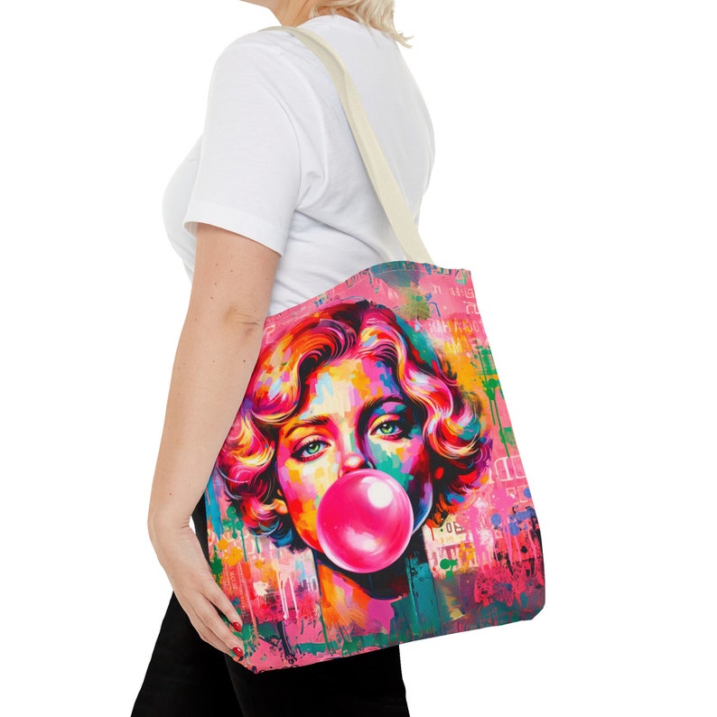 Bubble Pop Art Tote Bag: Stylish and Vibrant Accessory for Everyday ...