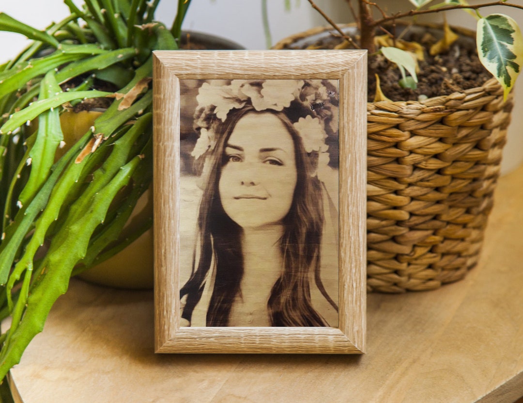 Custom Girl Portrait, Custom Portrait From Photo for Her, Personalized ...