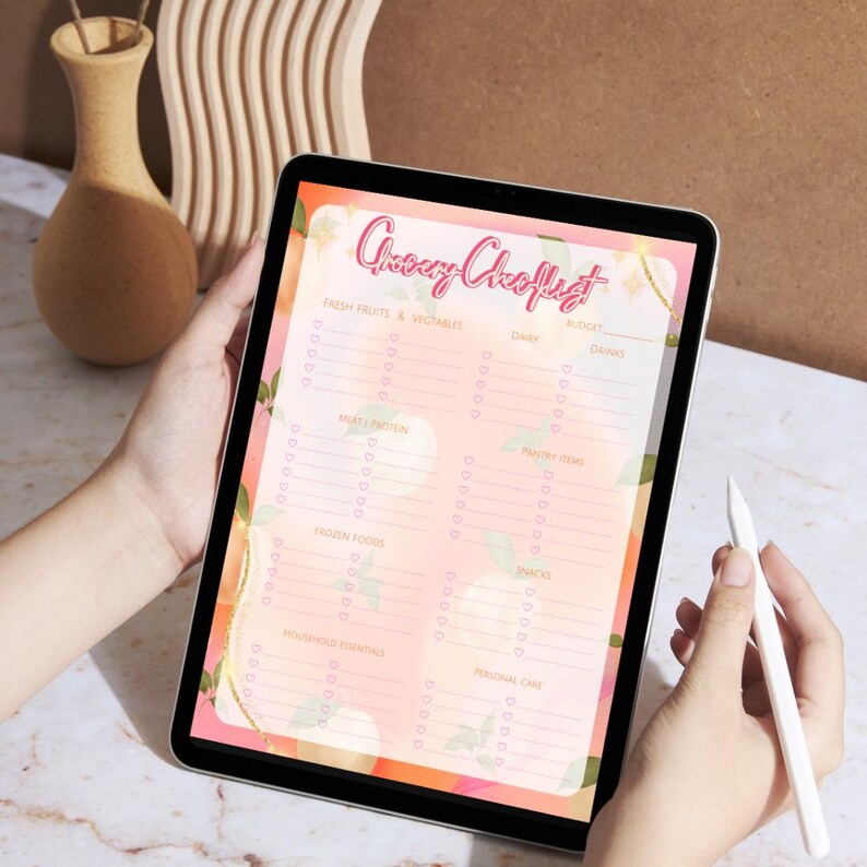 Printable Checklist Planner Bundle, Digital Planner, ADHD Friendly ...